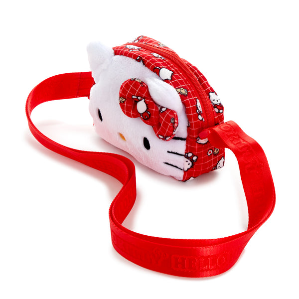 Hello Kitty Plush Crossbody Bag (Ruby Red Series)