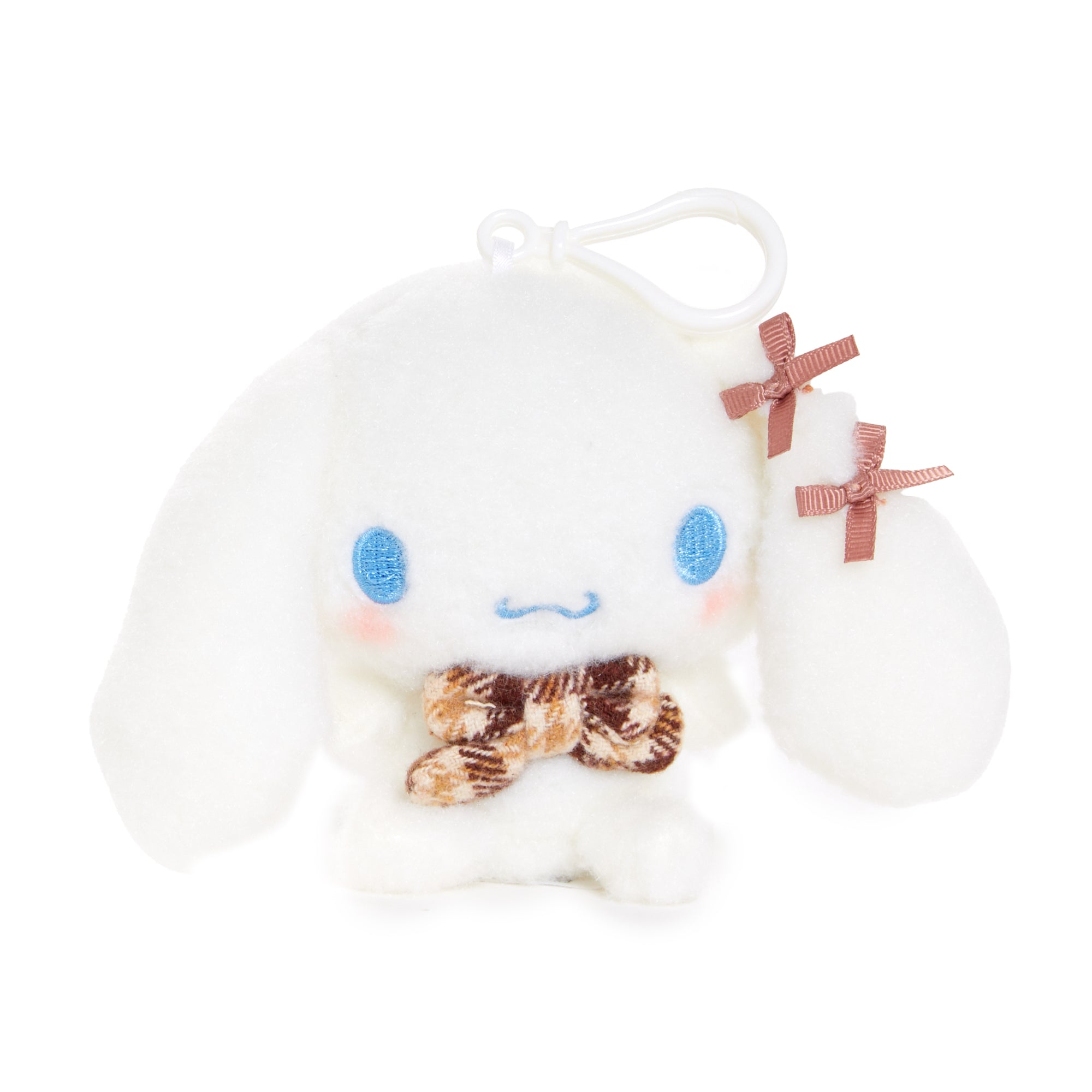 Cinnamoroll Mascot Clip (Mocha Check Series)