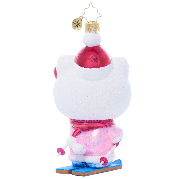 Hello Kitty x Christopher Radko Handmade Glass Ornament (Aspen Adventu