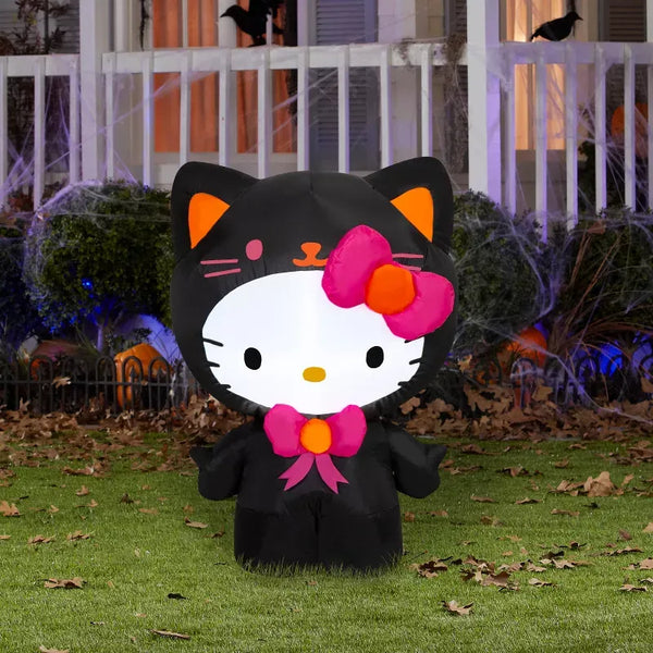 Hello Kitty 3ft Airblown Inflatable (Black Cat)