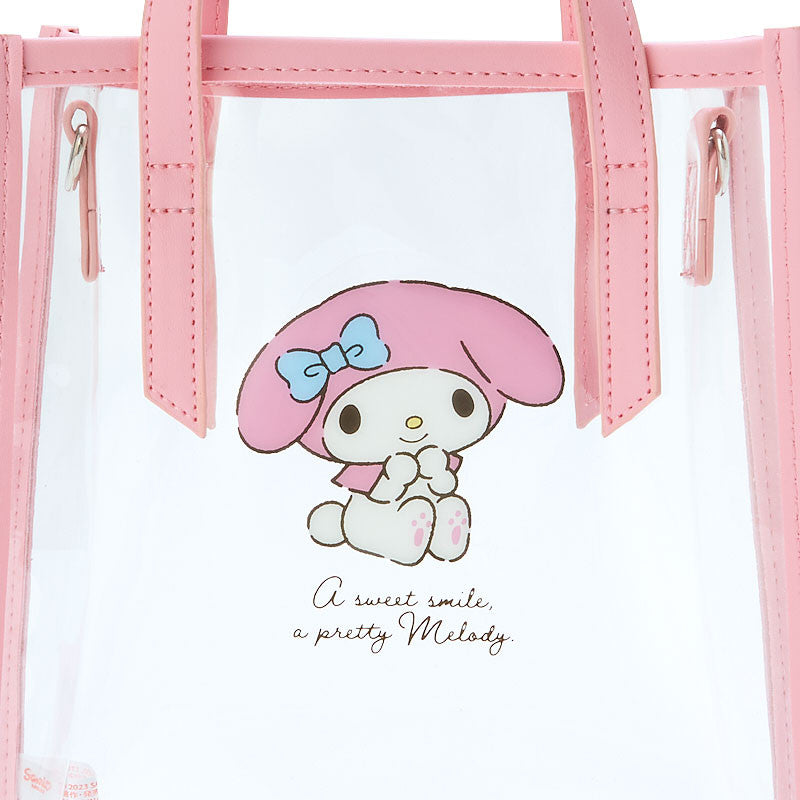 My Melody Clear Convertible Mini Tote