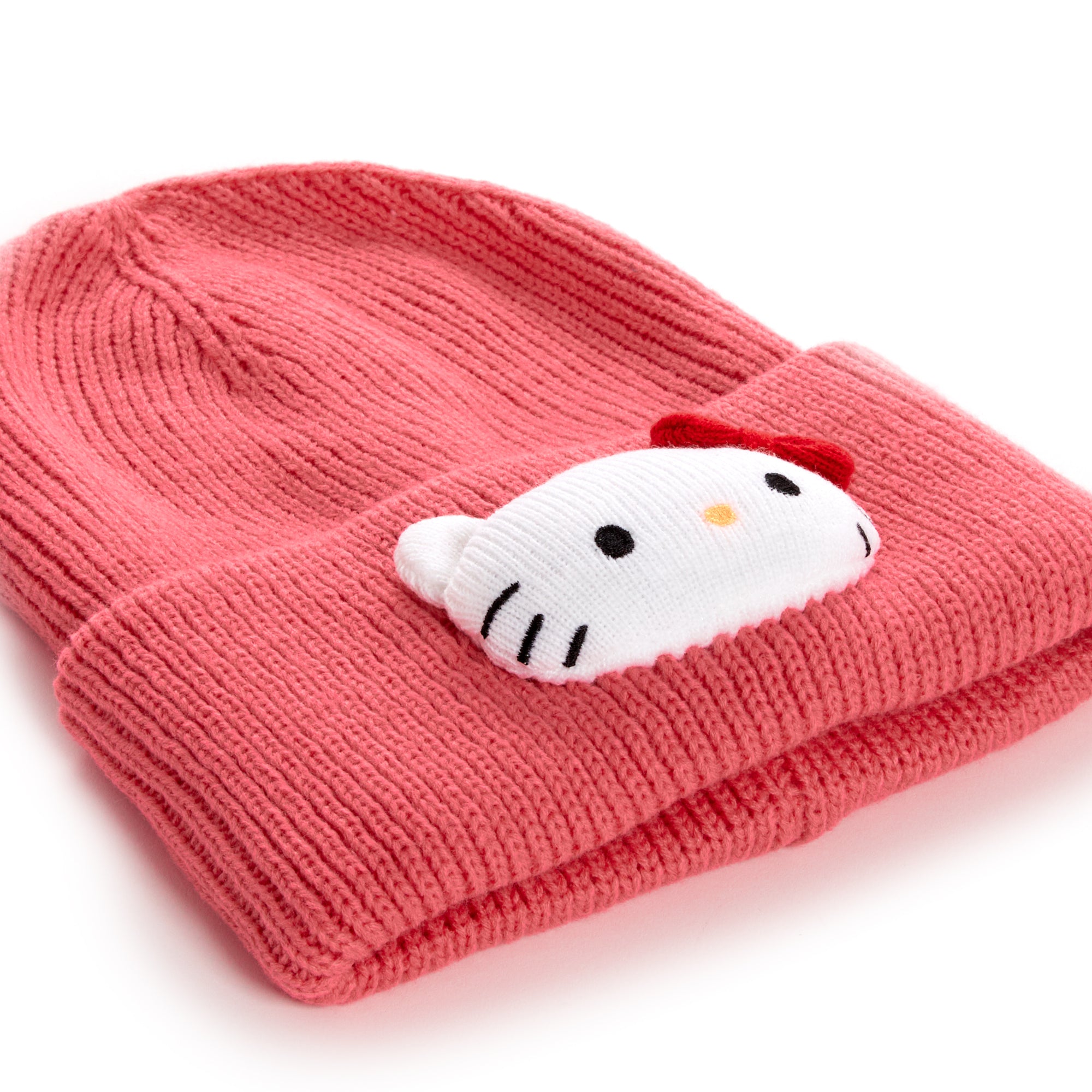 Hello Kitty Knit Mascot Beanie