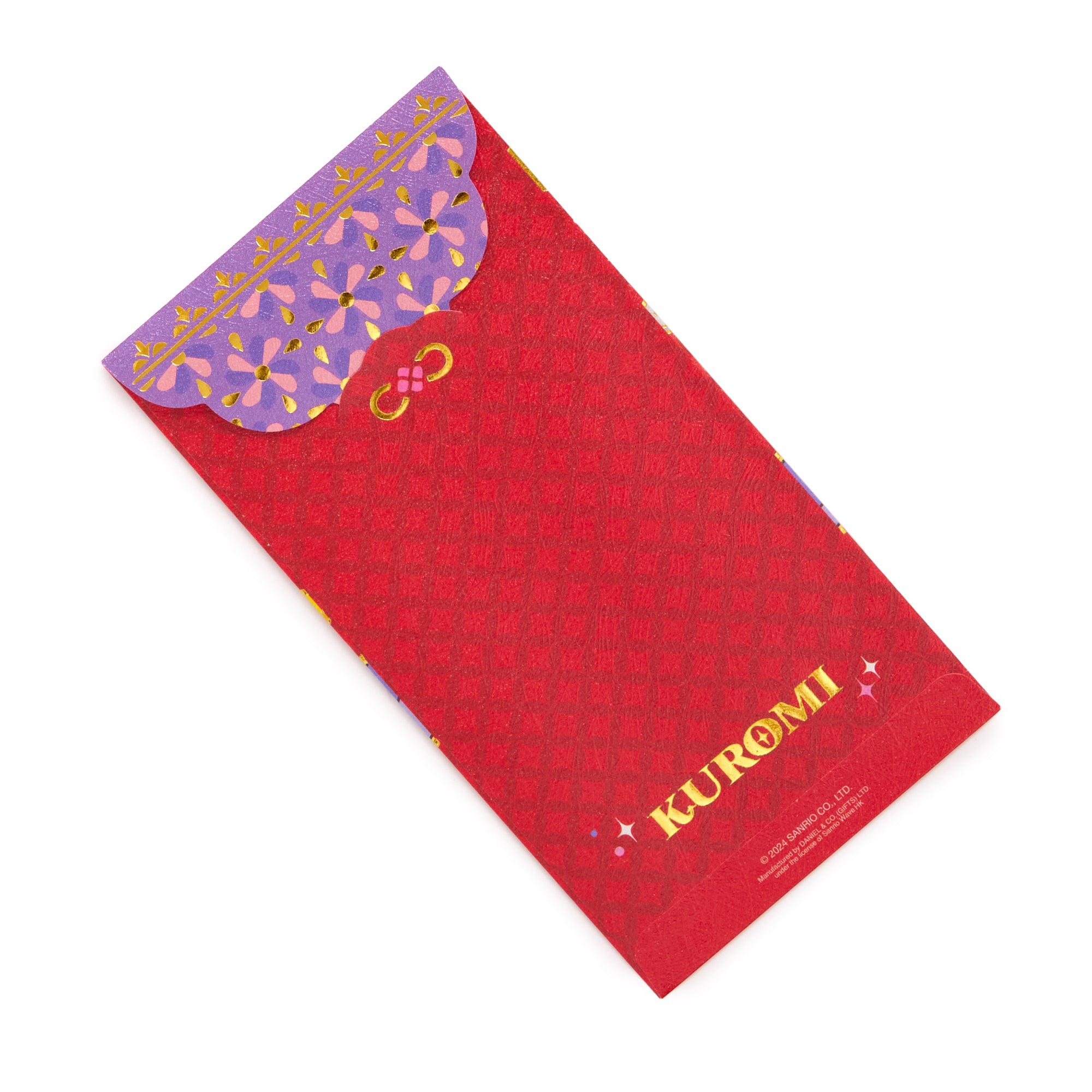 Kuromi 8-pc Vertical Enclosure Envelopes (Red)