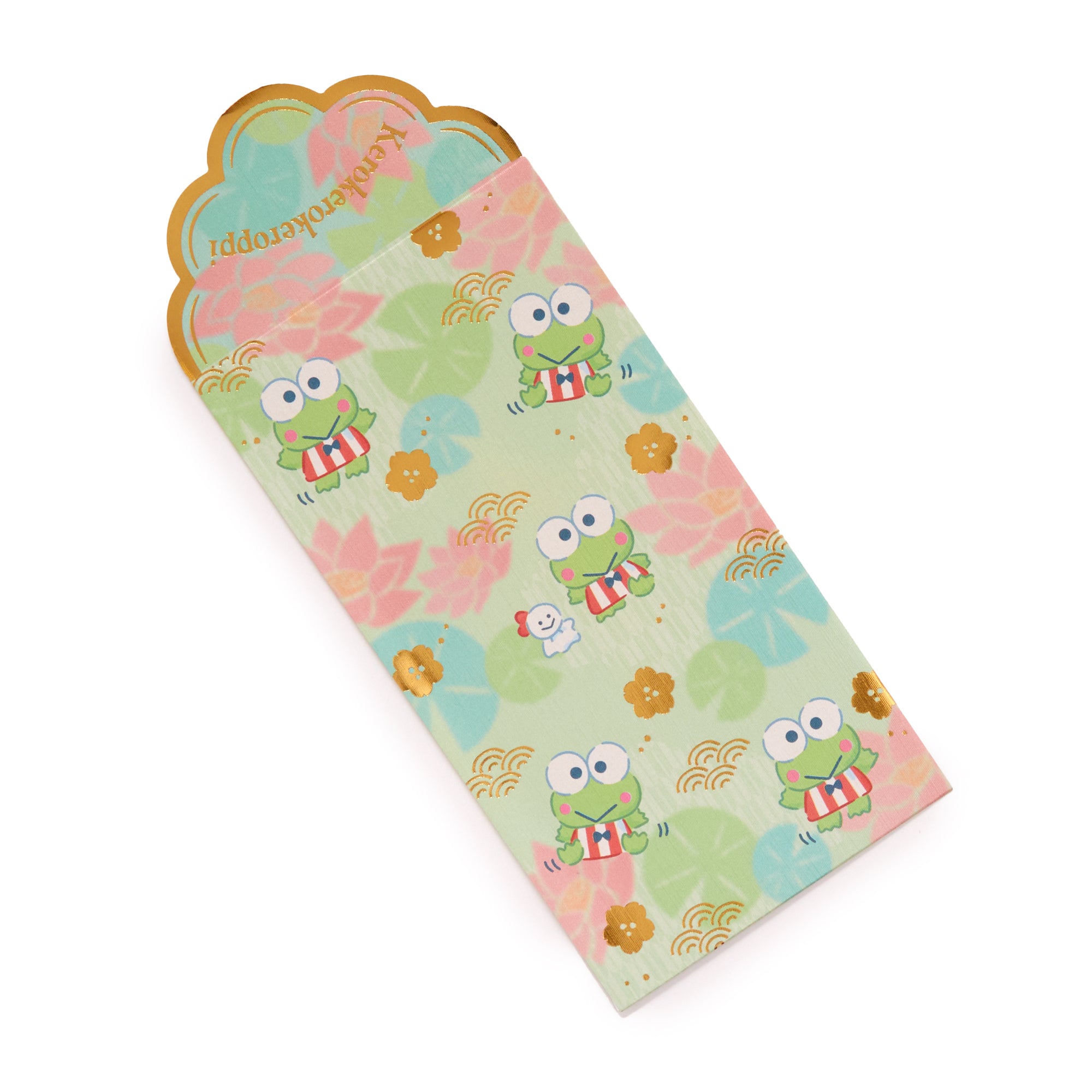 Keroppi 8-pc Vertical Enclosure Envelopes (Hot Stamp)