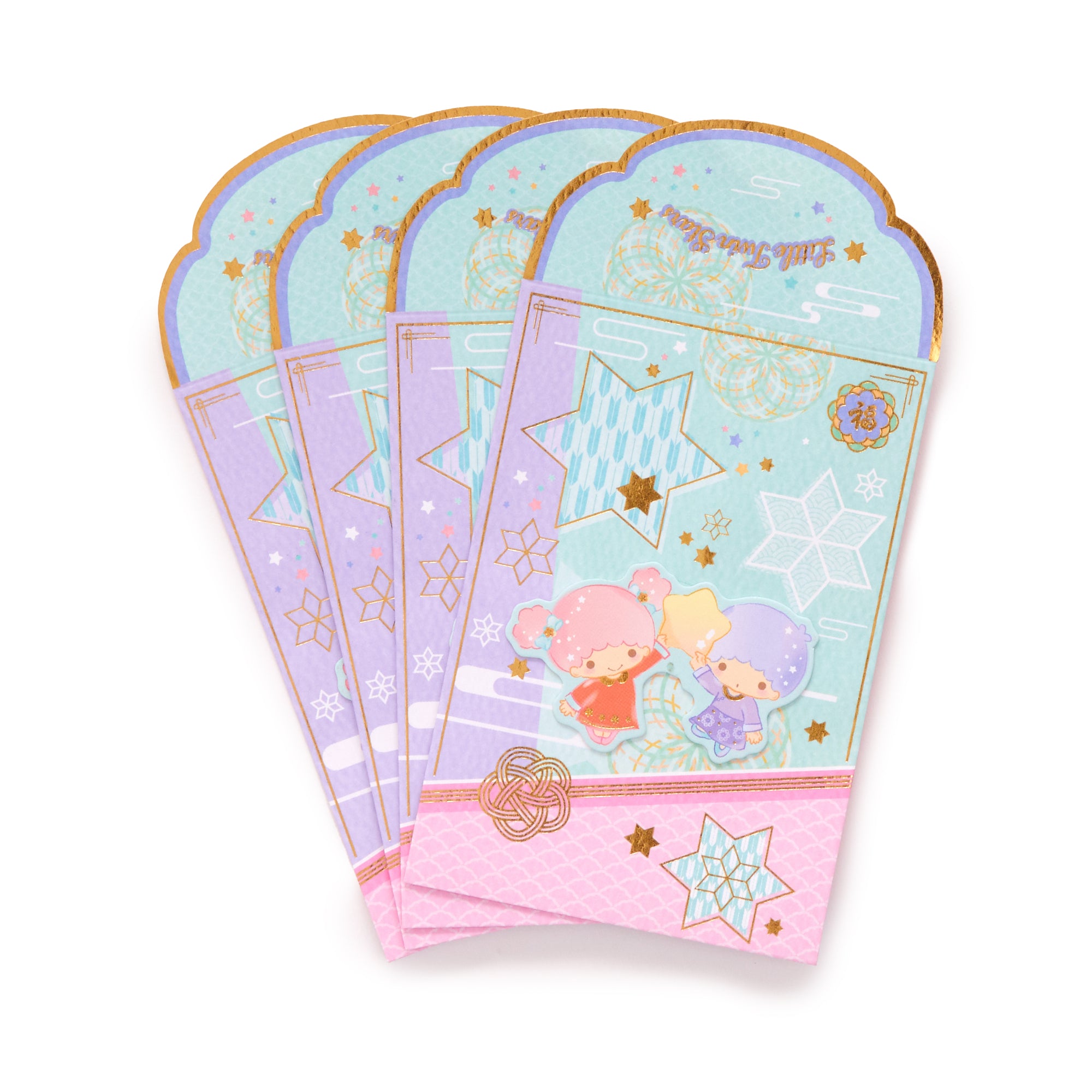 LittleTwinStars 4-pc Enclosure Envelopes (3D Pop-Up)