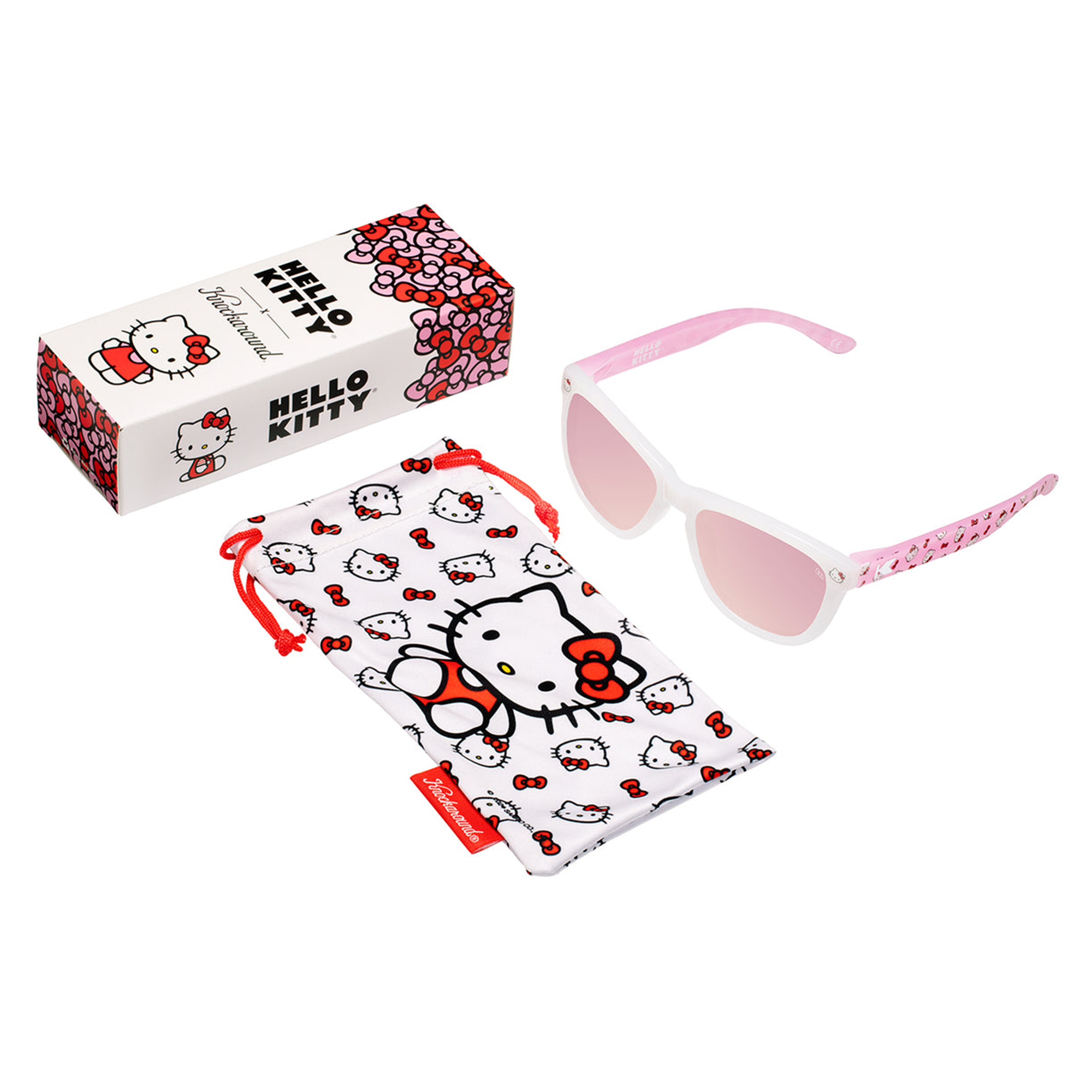 Hello Kitty x Knockaround Kids Pink Sunglasses (Premiums)