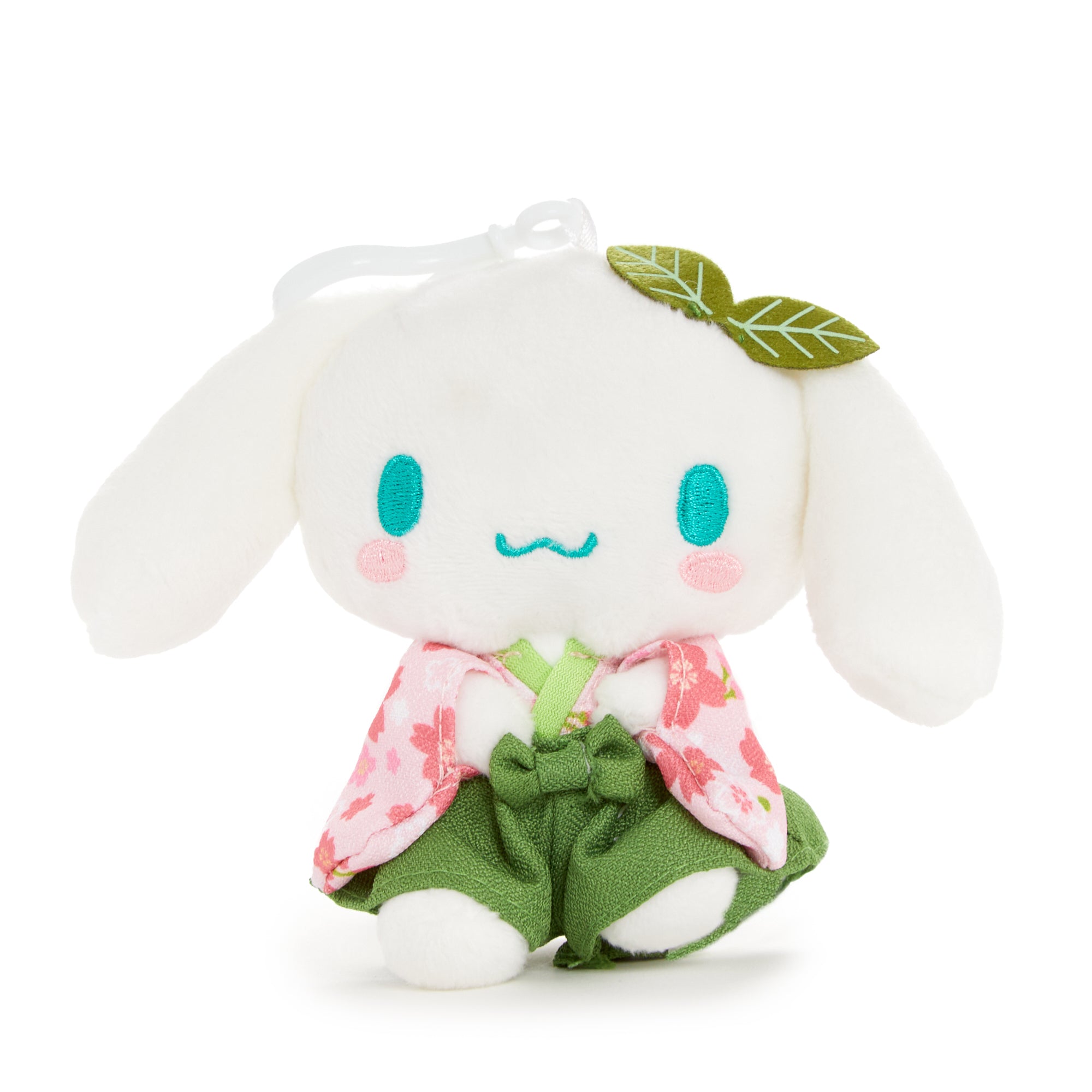Cinnamoroll Plush Mascot Clip (Matcha Green Series)