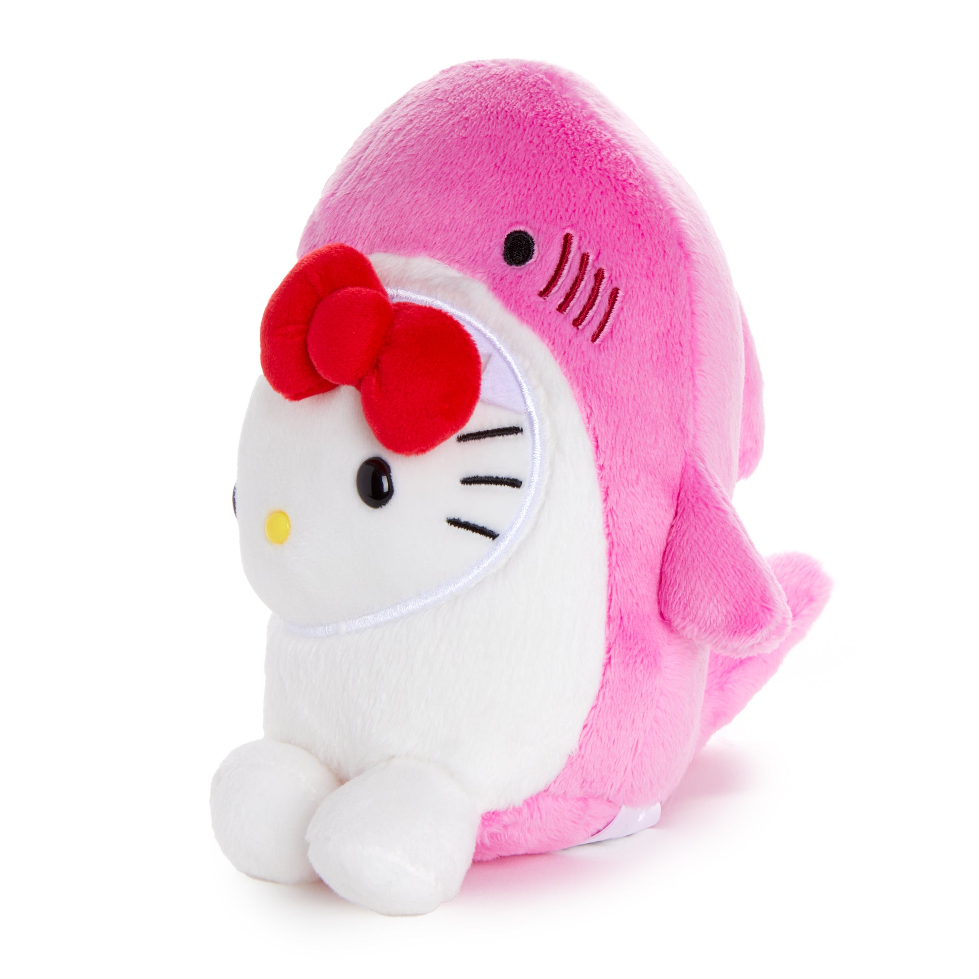 Hello Kitty Hibiscus Pink Bean Doll Plush (Shark Series)