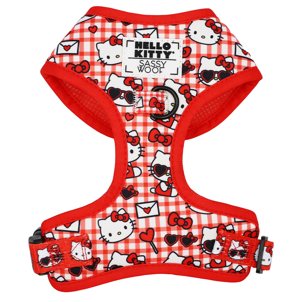 Hello Kitty x Sassy Woof Dog Harness (Classic Red)