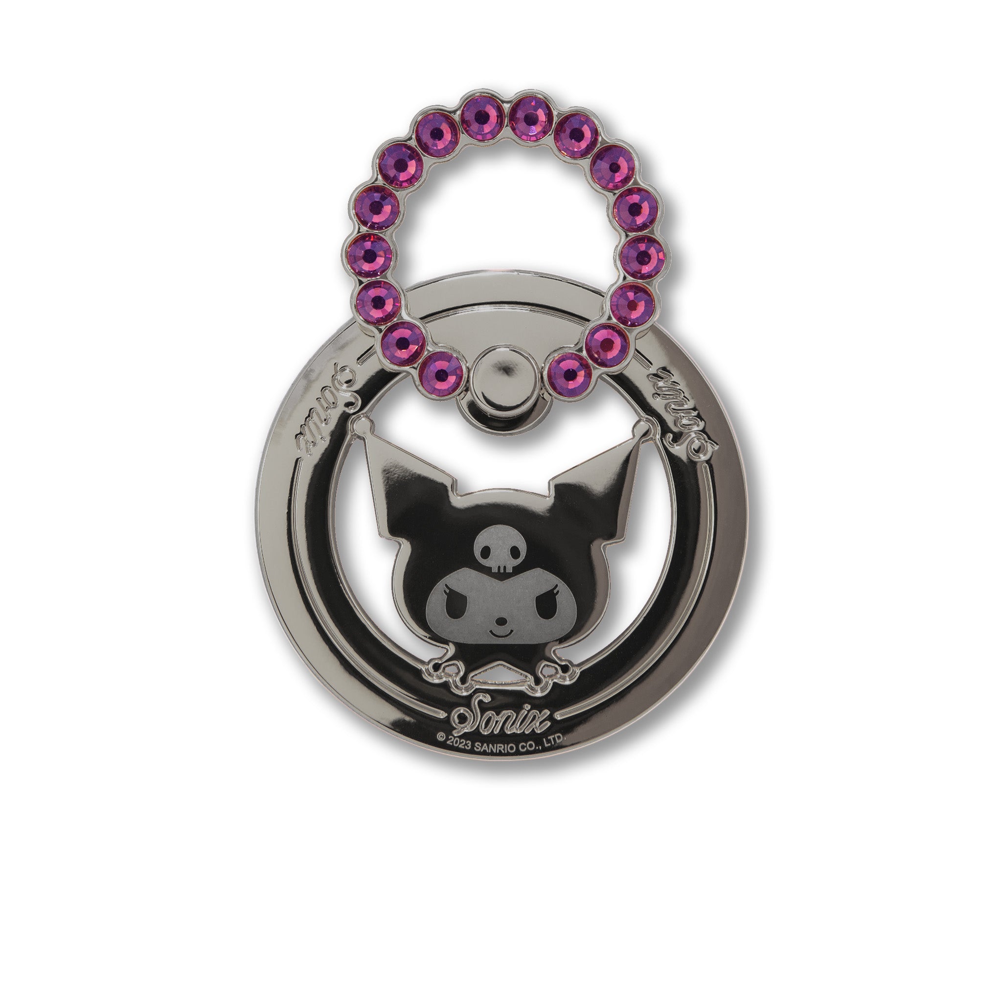 Kuromi x Sonix Rhinestone Magnetic Ring