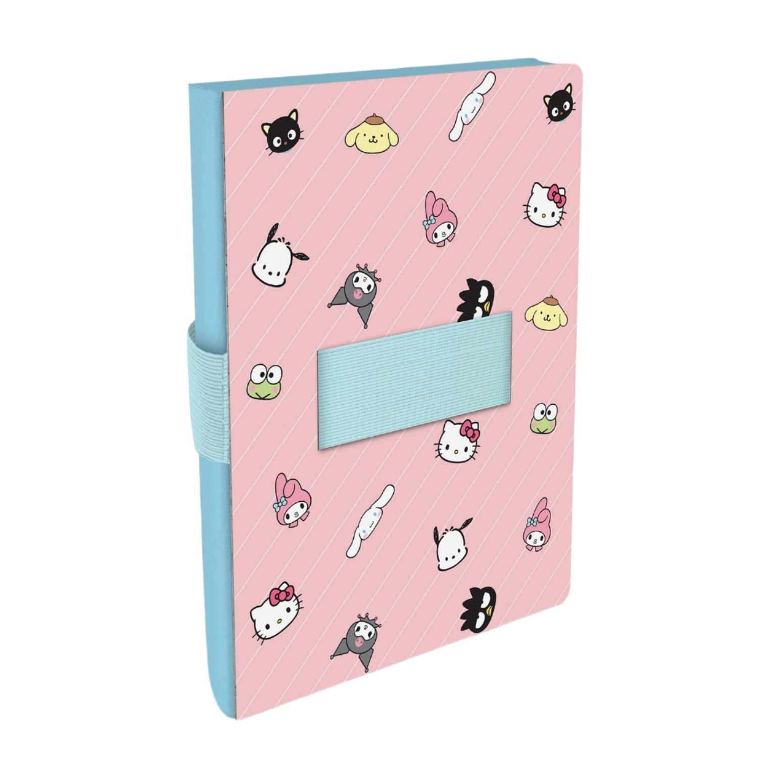 Hello Kitty and Friends x Studio Oh! Pink Pinstripe Casey Notebook wit