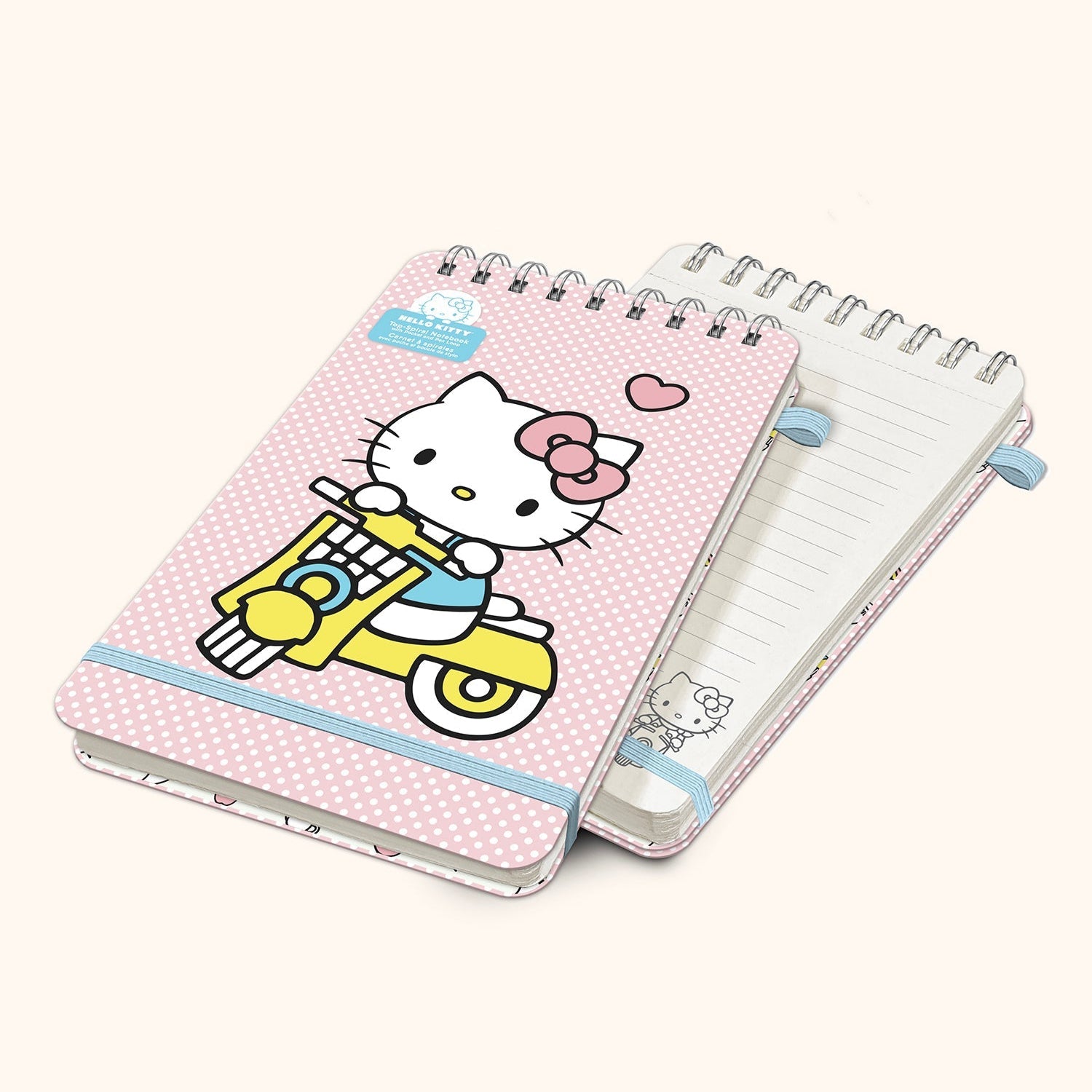 Hello Kitty Hello Kitty x Studio Oh! Classic Pink Top-Spiral Notebook
