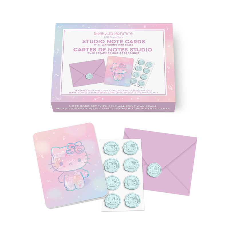 Hello Kitty x Studio Oh! 50th Anniversary 25-Pc Note Cards & Wax Seals