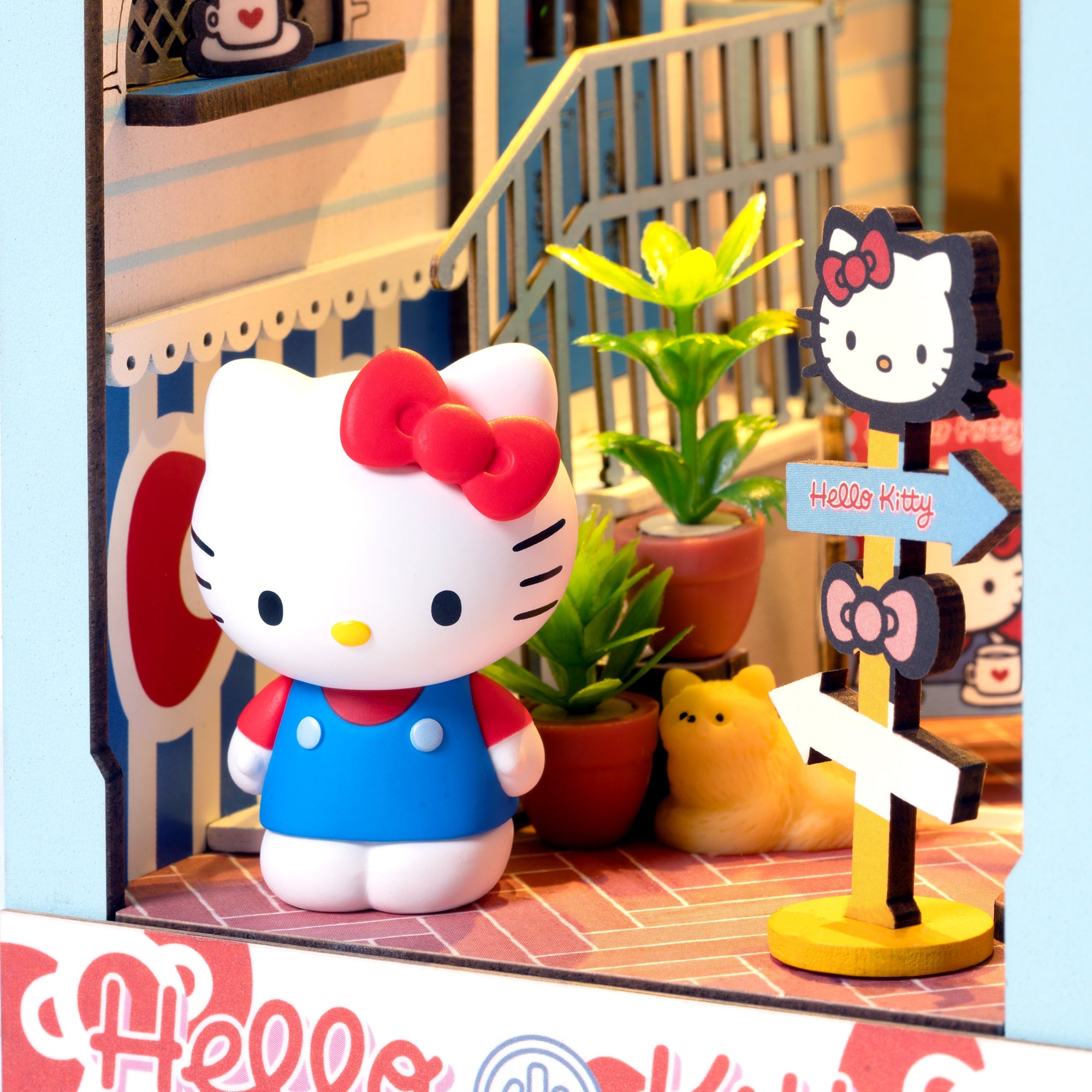Hello Kitty Town Square DIY Book Nook Kit