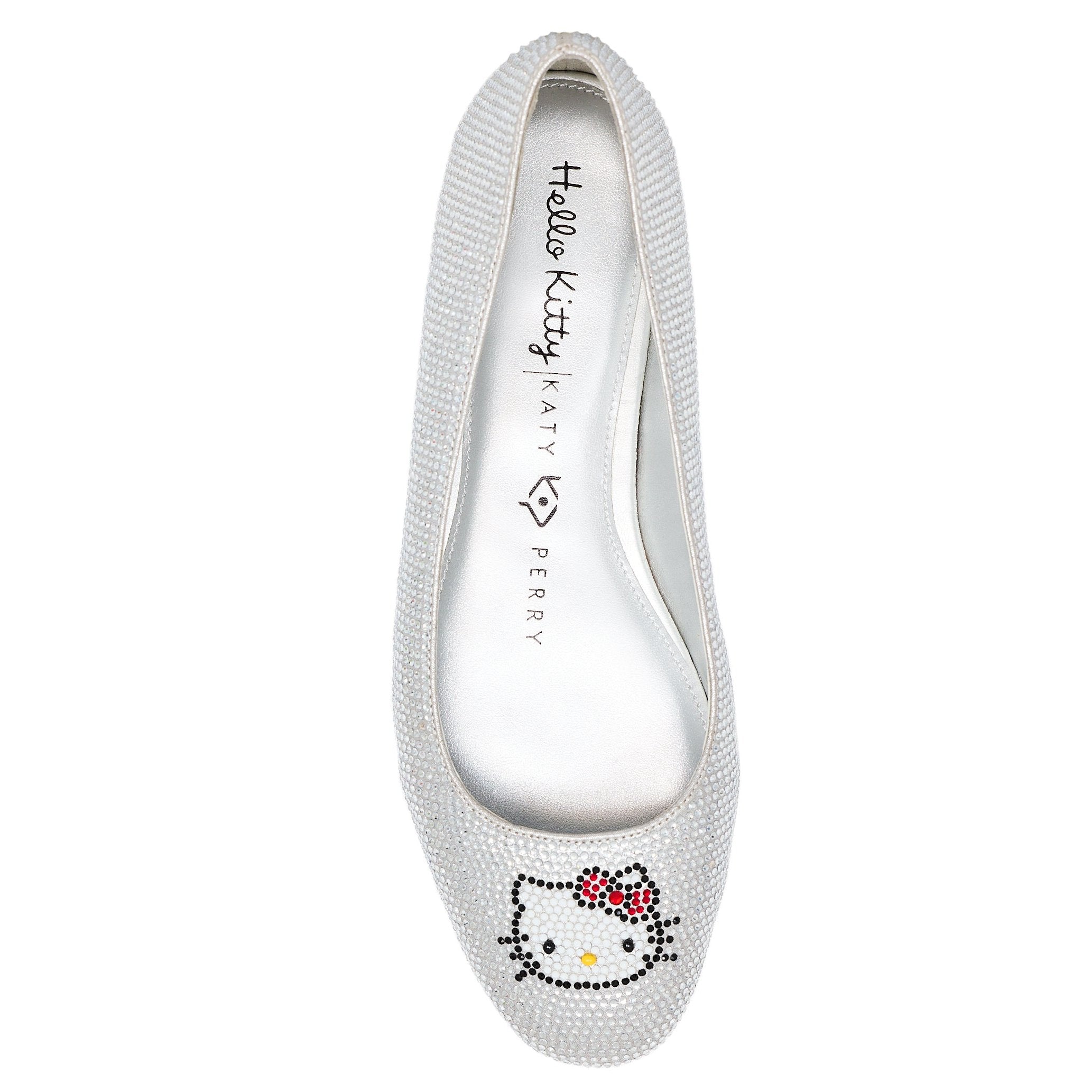 Hello Kitty x Katy Perry Crystal Ballet Flat (Silver)
