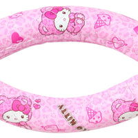 Hello Kitty Car Steering Wheel Cover (Teddy Pink)