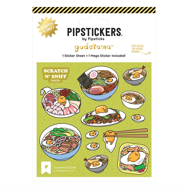 Gudetama x Pipsticks Ramen Adventure Scratch 'n Sniff (2ct)