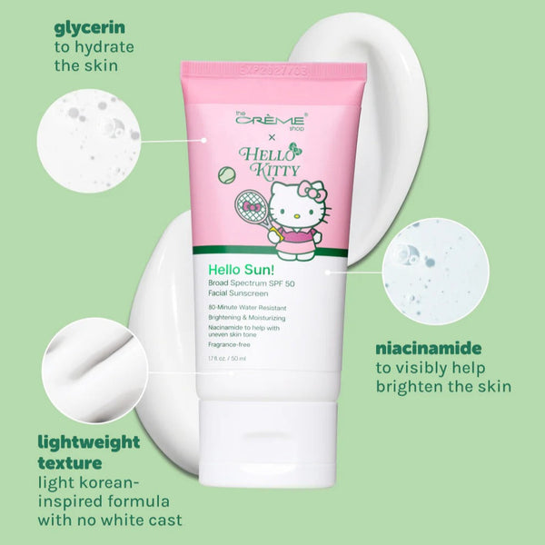 Hello Kitty x The Crème Shop Hello Sun! Broad Spectrum (SPF 50)
