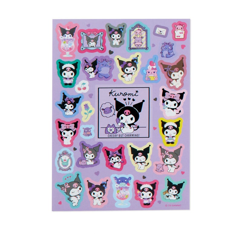 Kuromi Memo Pad & Sticker Set