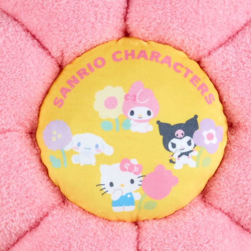 Sanrio Characters Daisy Throw Pillow (Pastel Check Series)
