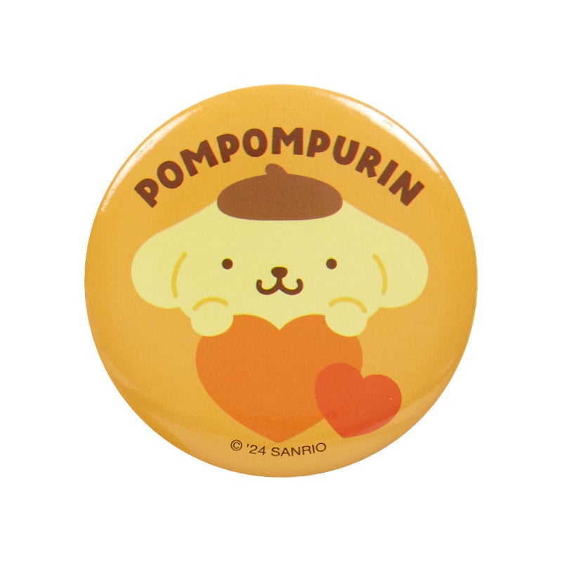 Pompompurin Mini Pouch and Pin Set (Big Heart Series)