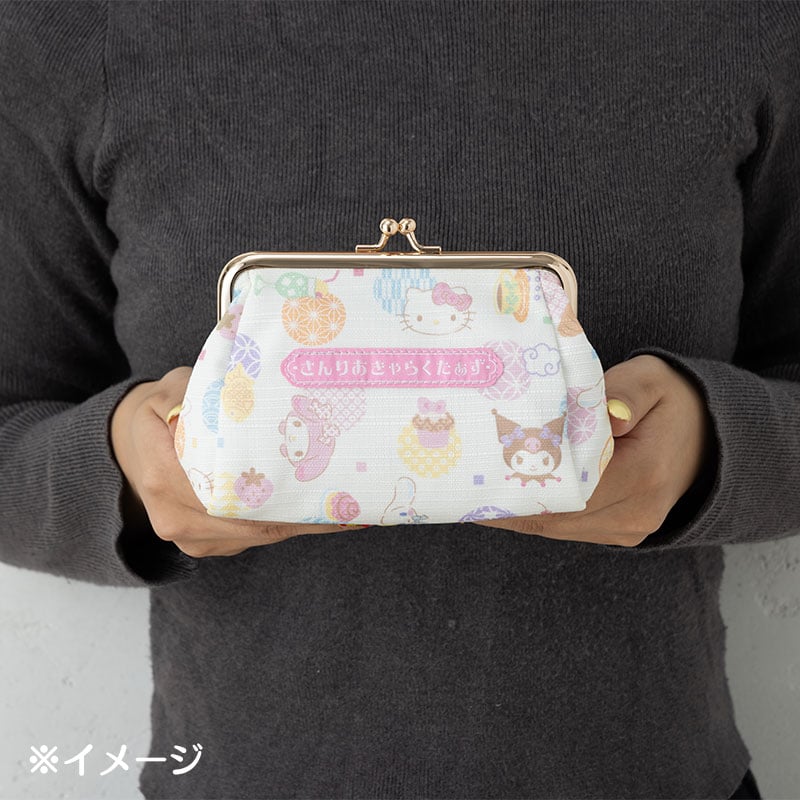 Sanrio Characters Kiss Lock Pouch (Retro Pastel Series)