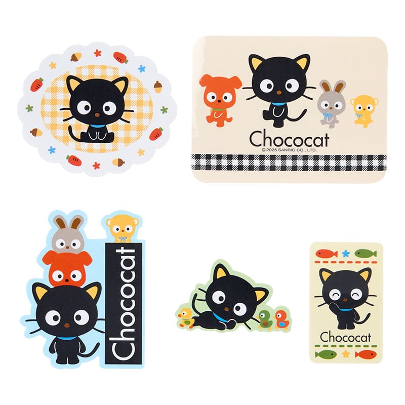 Chococat 15-Pc Mini Sticker Pack (Sanrio Cat Club Series)
