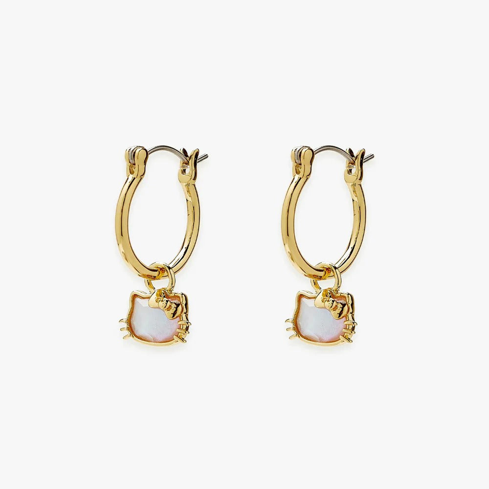 Hello Kitty Earrings Gold