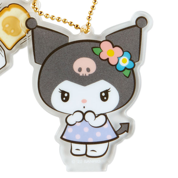 Kuromi Acrylic Keychain and Stand (Retro Room Series)